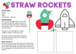 Science for Kids - Straw Rocket - STEM Challenge