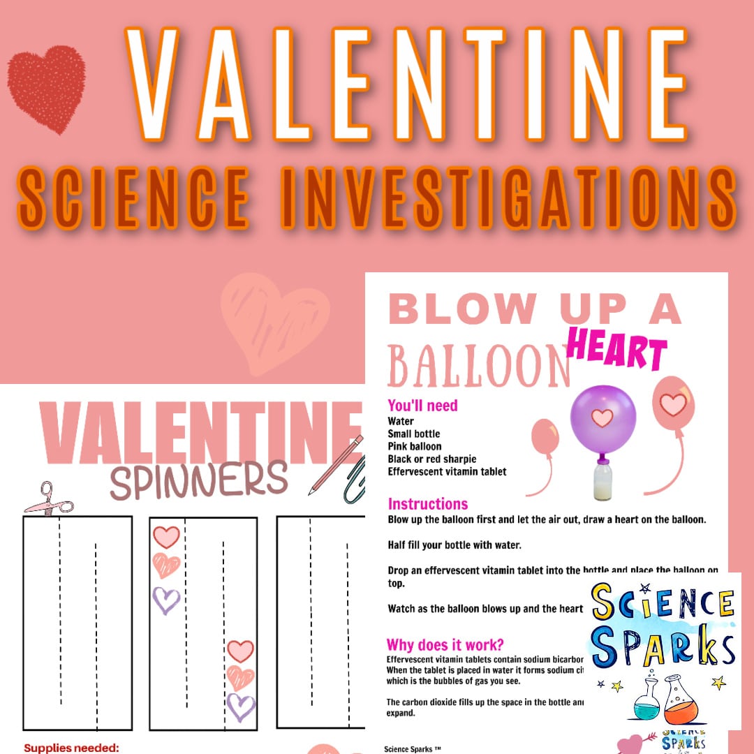 Valentine Science Experiments for Kids