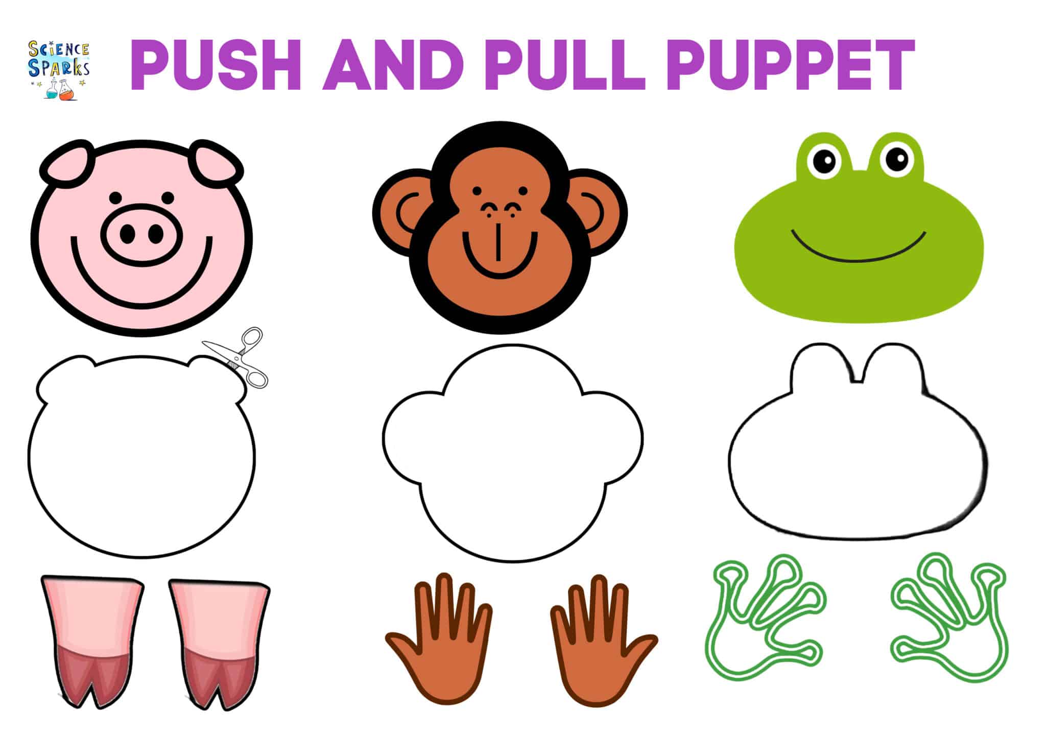 Easy Push and Pull Puppets
