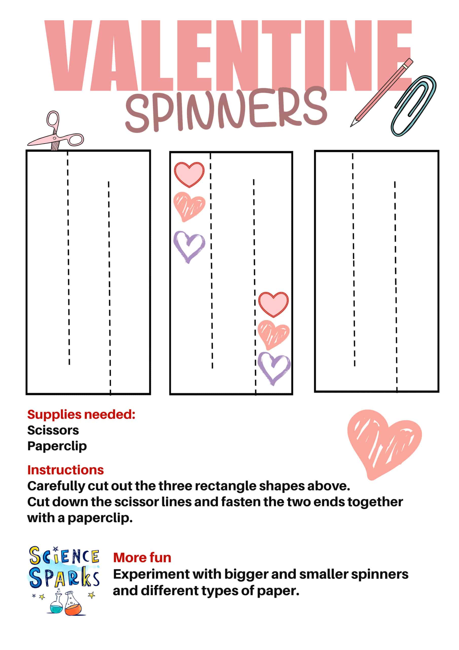 Last Minute Valentine STEM Challenges