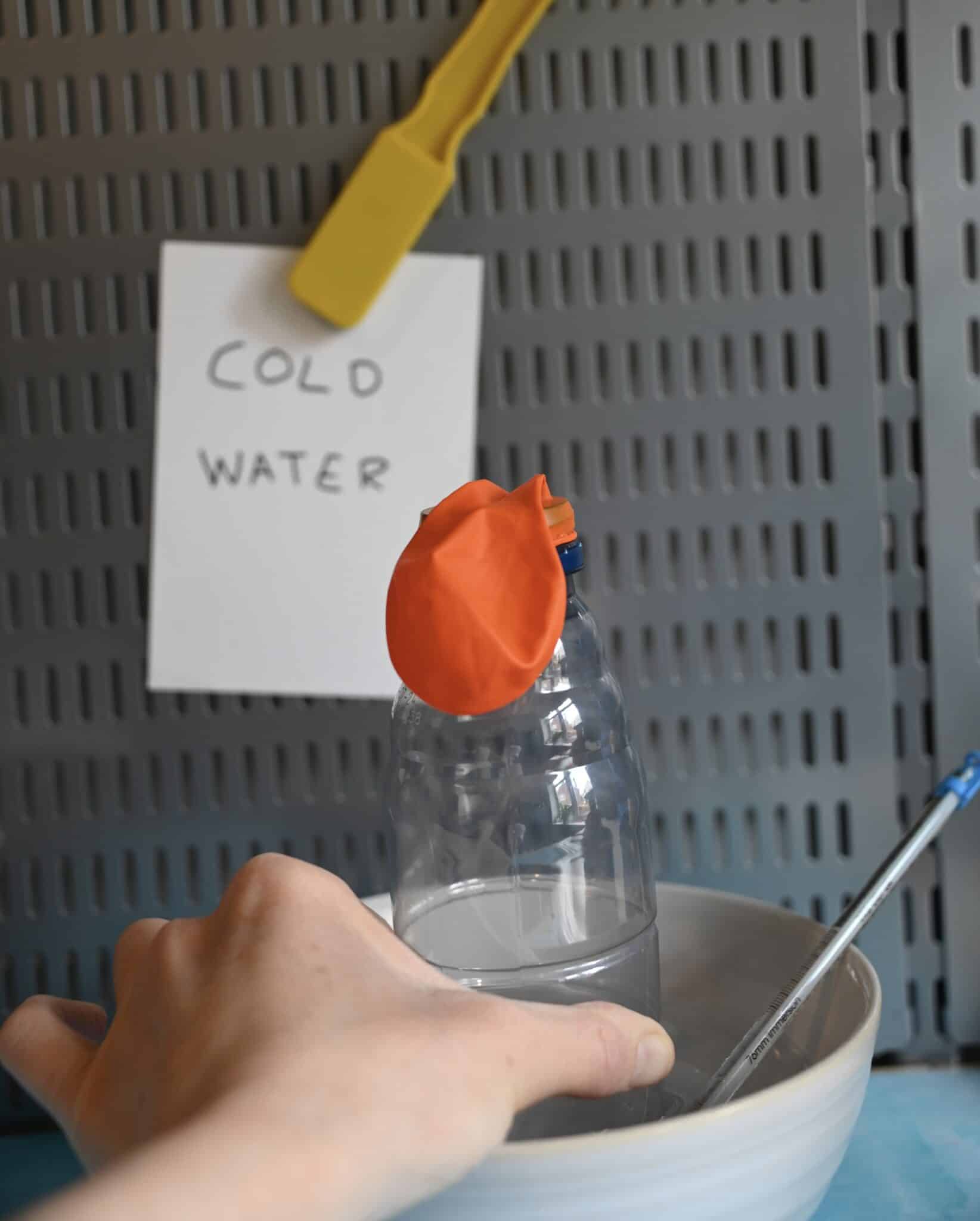 Blow Up a Balloon with Warm Air Science Experiment