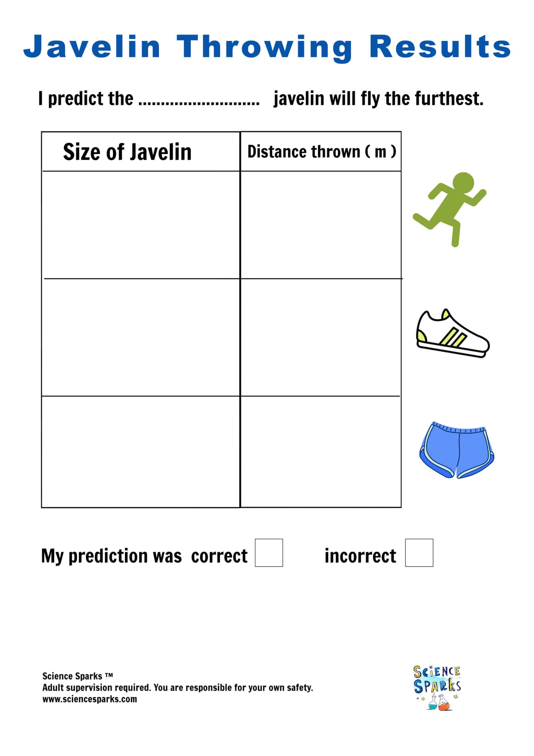 Javelin Throwing STEM Challenge