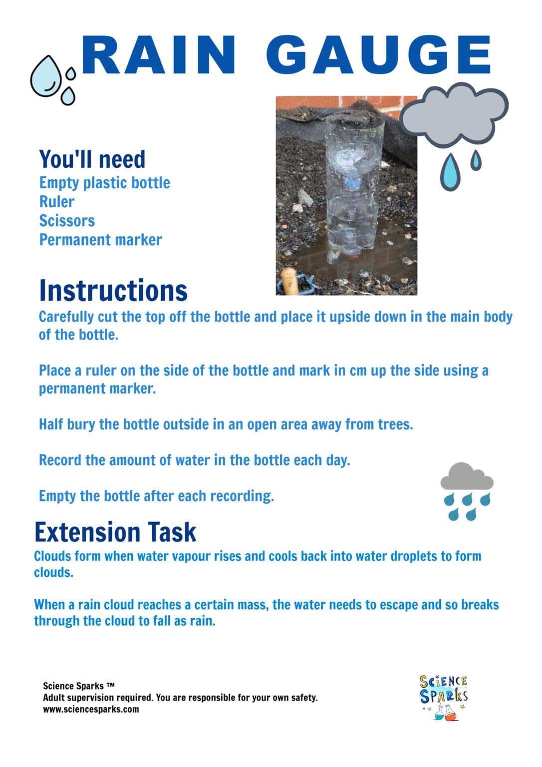 Weather Science - How to Make a Rain Gauge