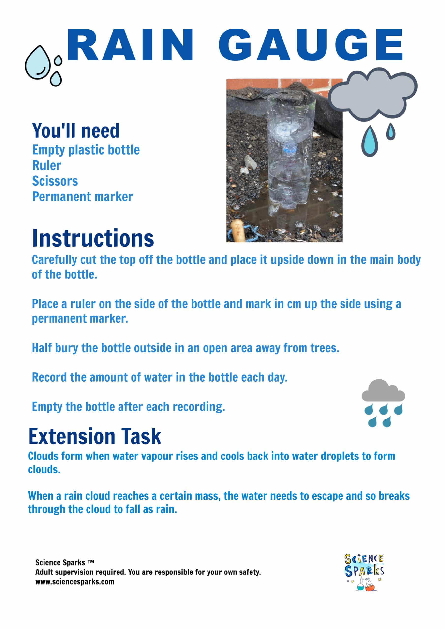 Weather Science - How to Make a Rain Gauge