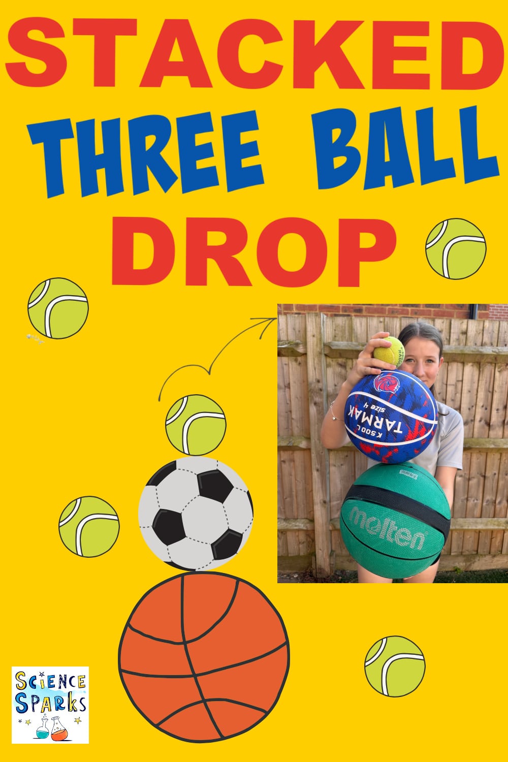 Stacked Three Ball Drop STEM Challenge