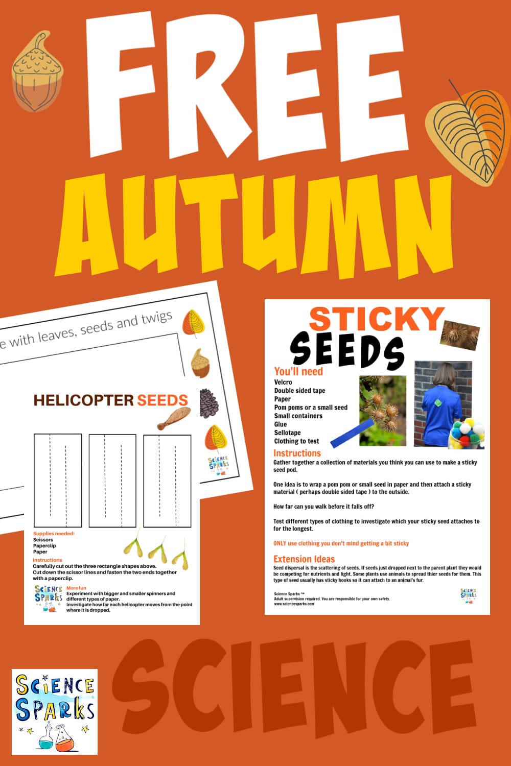 FREE Autumn Science Teaching Resources