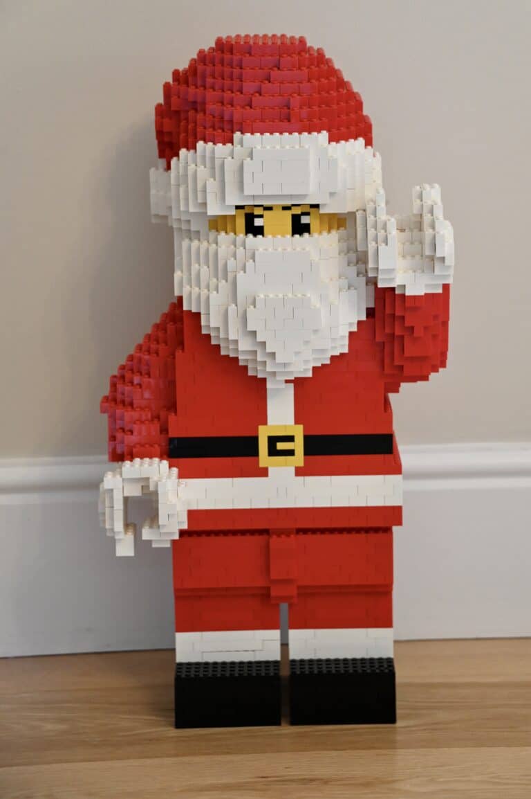 Giant LEGO® Santa Claus