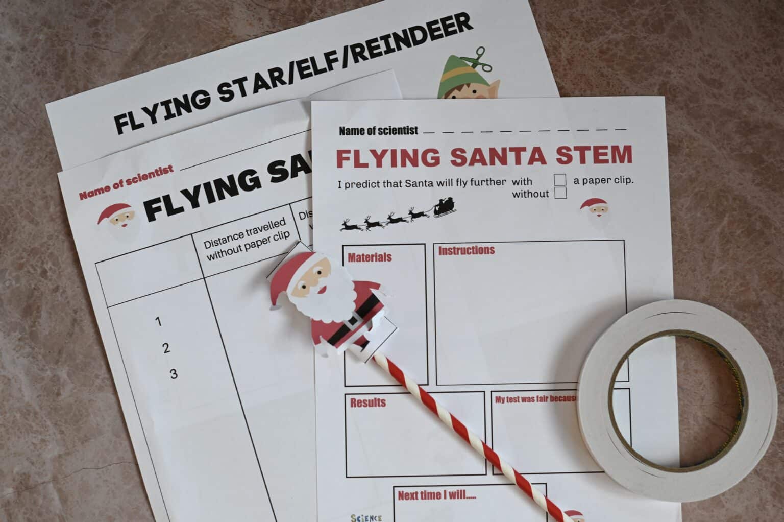Flying Santa STEM Challenge
