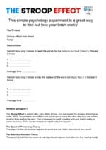 Stroop Effect Experiment