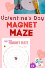 Valentine Magnet Maze STEM Challenge