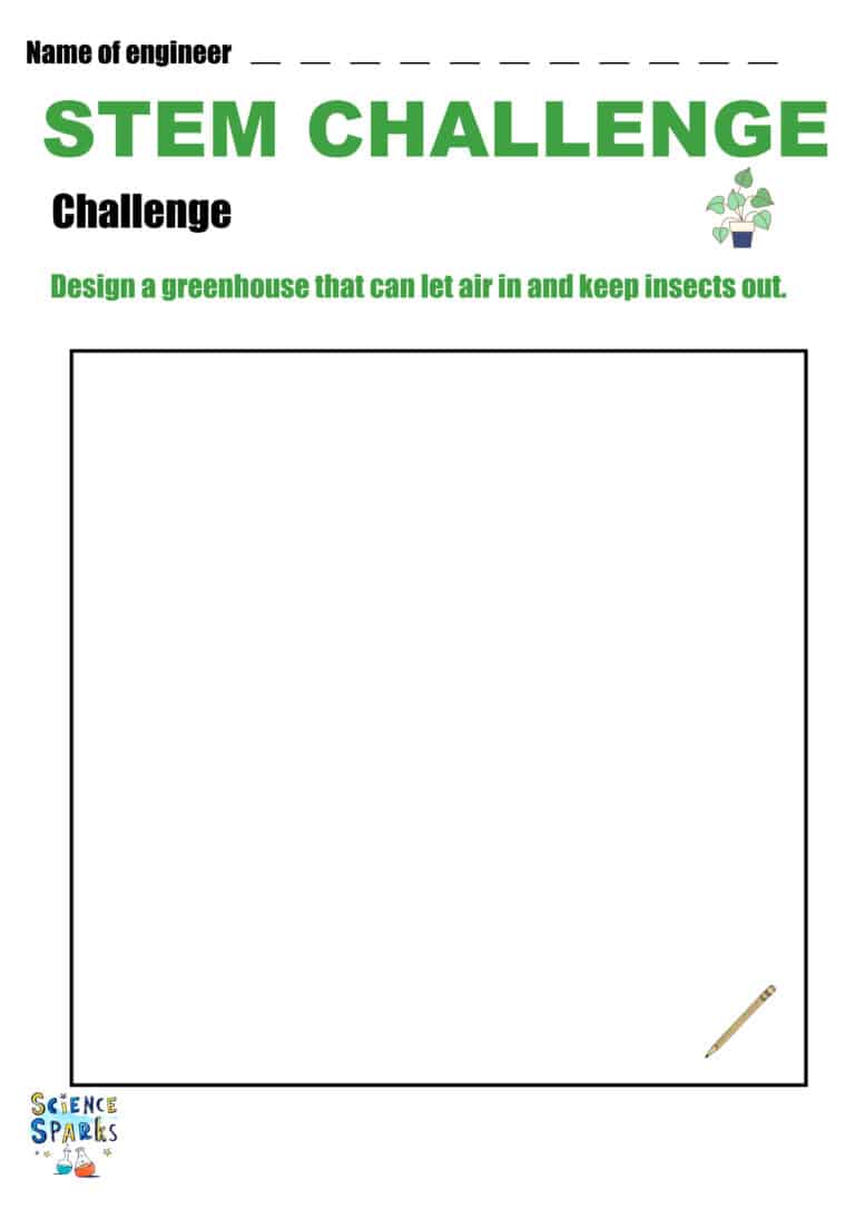 FREE STEM Challenge Templates for Kids