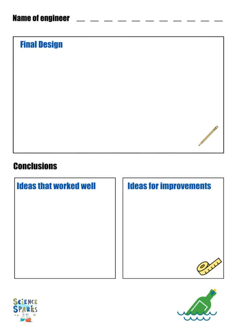 FREE STEM Challenge Templates for Kids