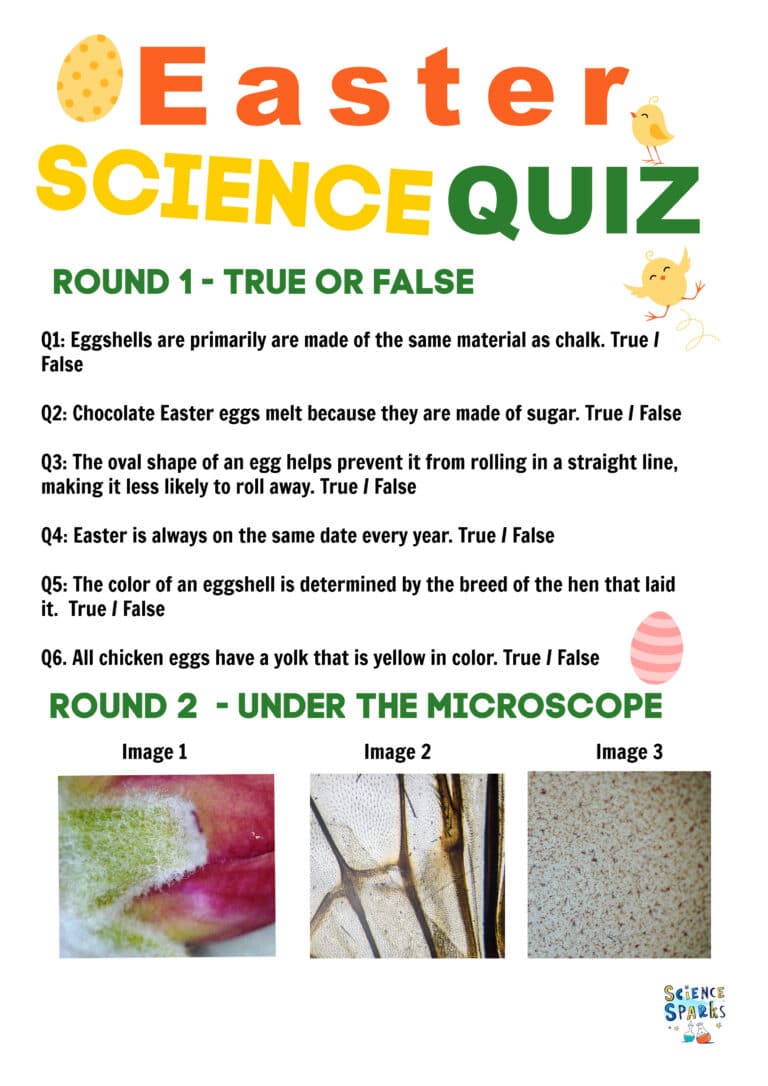 Science Quiz for Easter