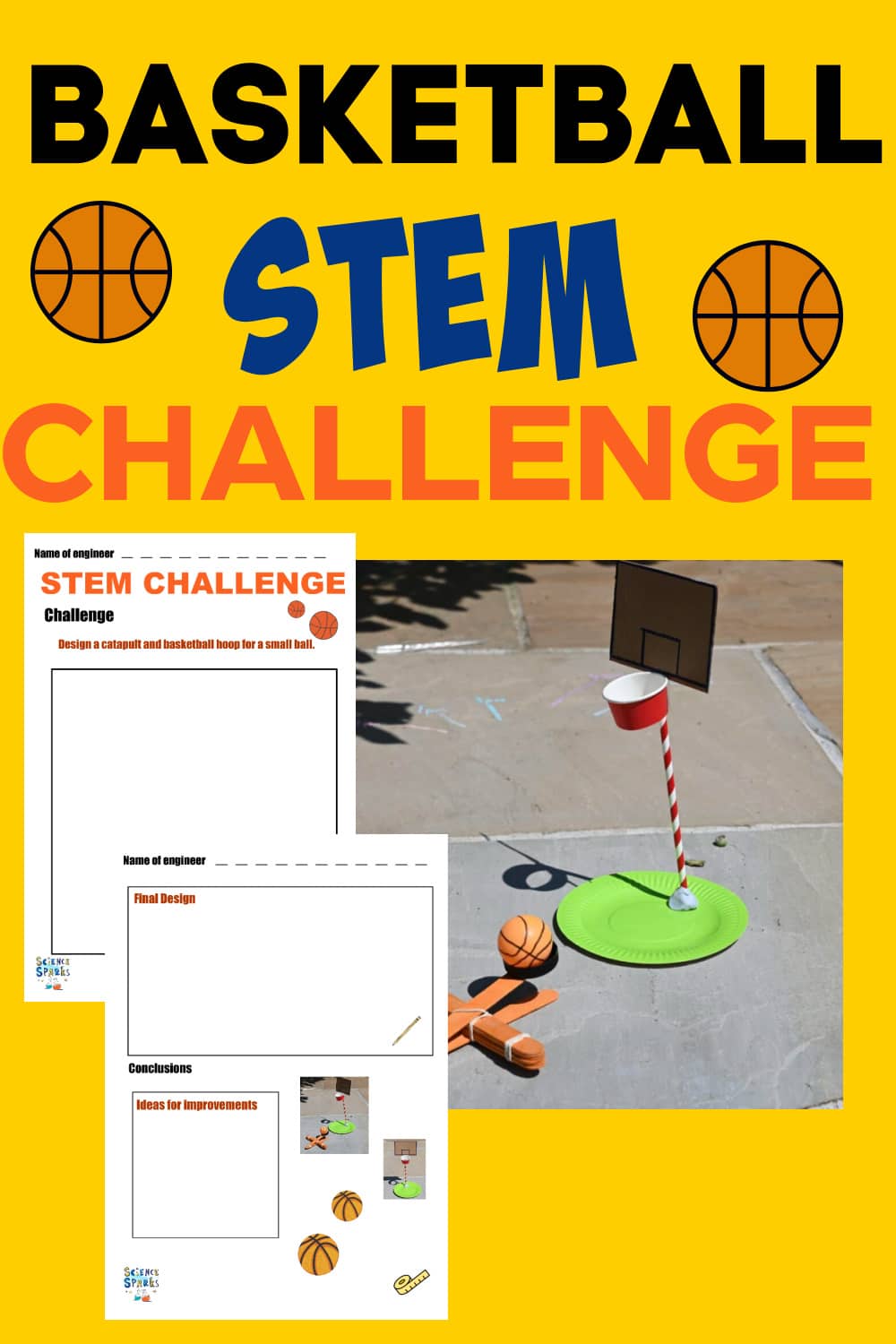 DIY Mini Basketball Game