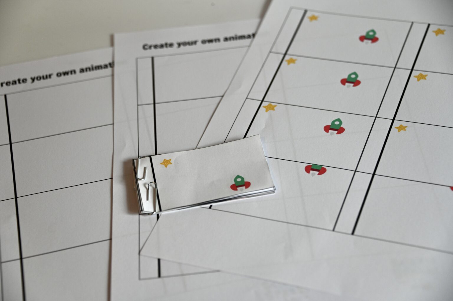 Create You Own Flipbook - FREE Animation Template