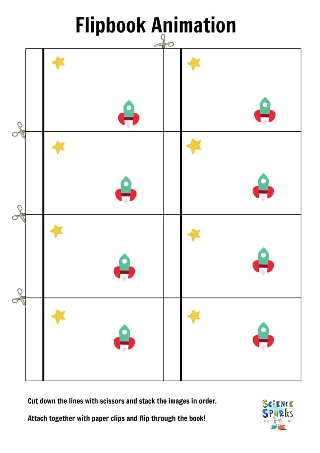 Create You Own Flipbook - FREE Animation Template