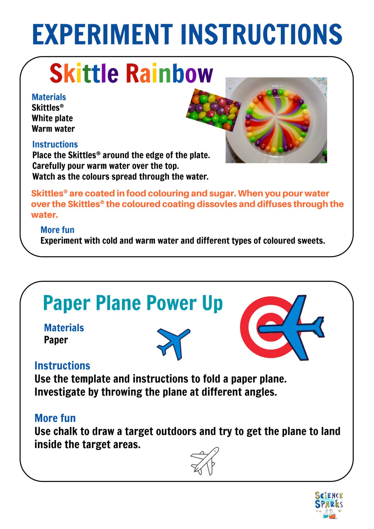 Science Experiment Fortune Teller