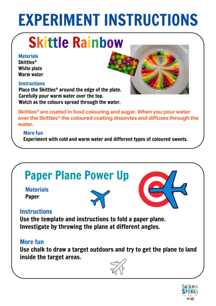 Science Experiment Fortune Teller