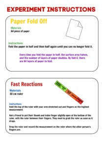 Science Experiment Fortune Teller