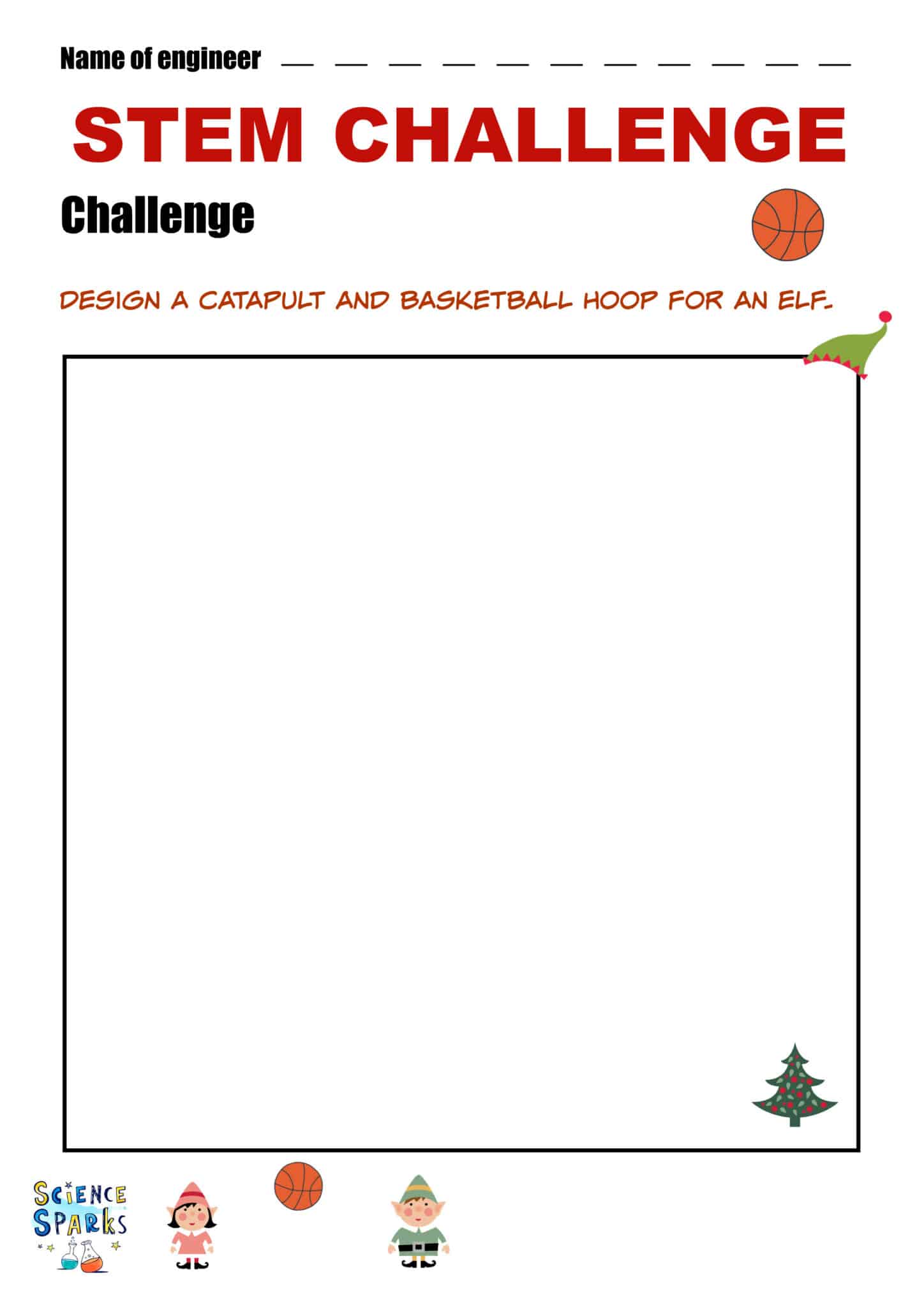 Elf Basketball STEM Challenge