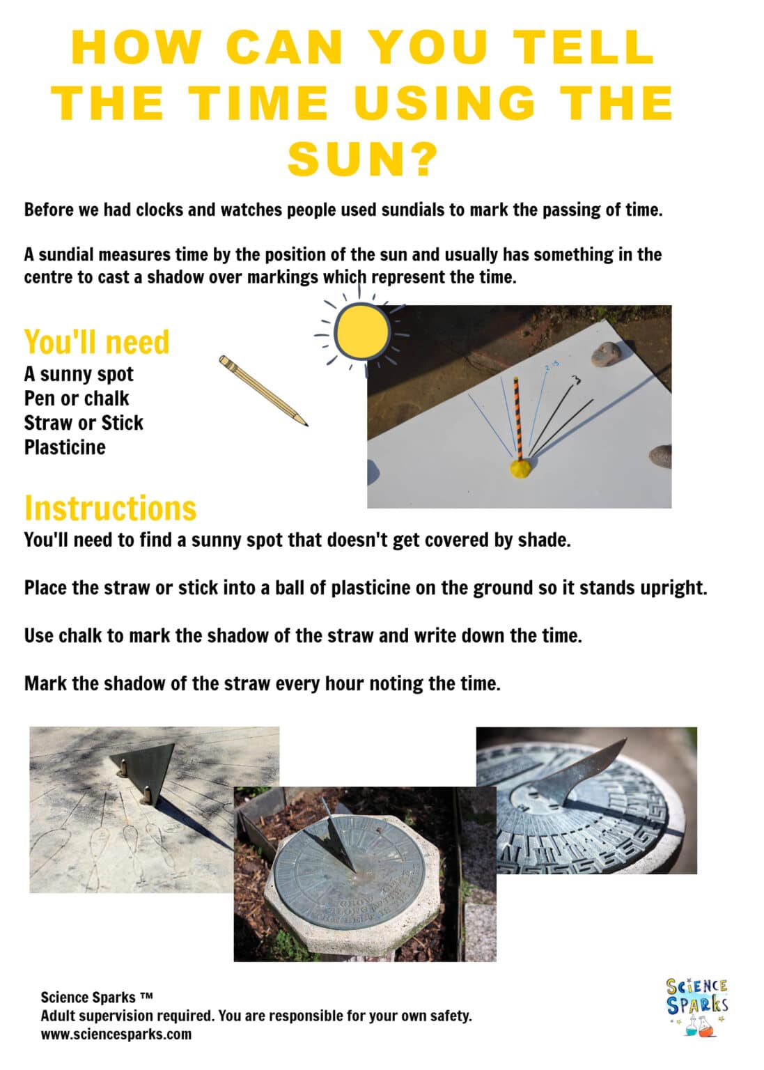 How to make a sundial